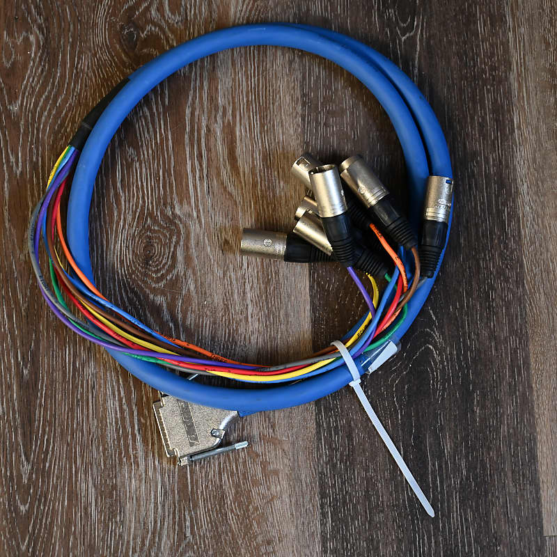 (12006) Gepco Cable DB25 to 8-Ch XLR Male (Non-Binary) Snake | Reverb