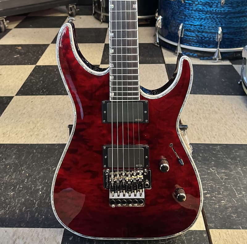 ESP LTD MH-1000 Deluxe - See Thru Black Cherry | Reverb