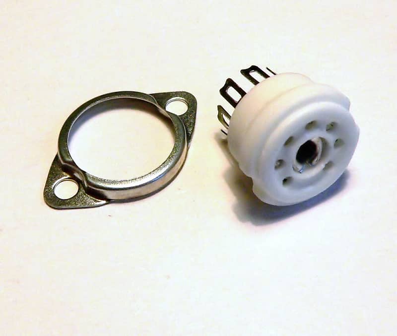 B7G ceramic 7 pin Chassis Socket for Valve Audio Amplifier, | Reverb
