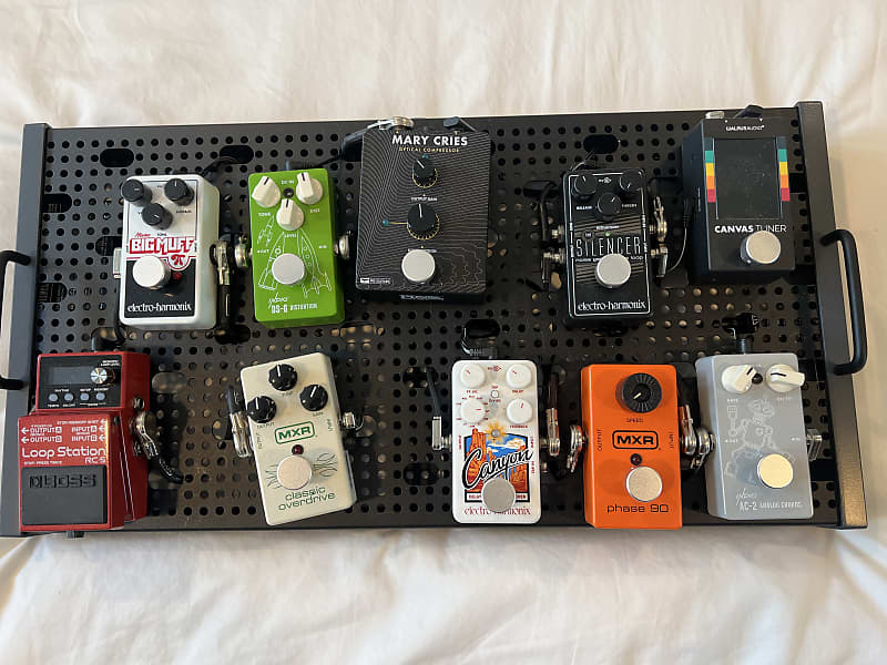 Complete Temple Audio pedal board | Reverb