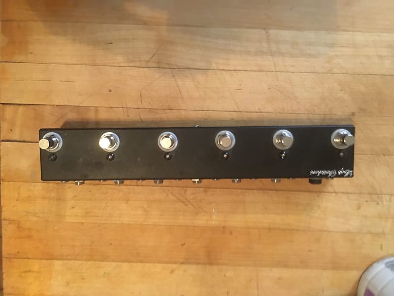 Loop Switchers True Bypass 6 Channel looper Black | Reverb