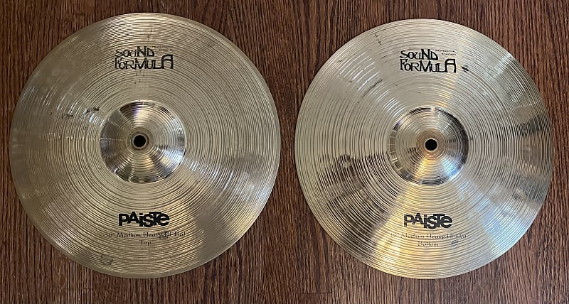 Paiste Sound Formula 12" Medium Heavy Hi-Hat Cymbals | Reverb