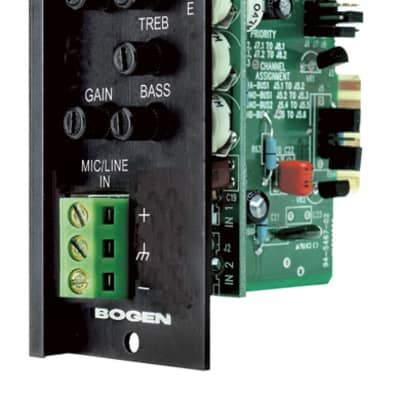 TOA D001T Dual Mic / Line Input Module with DSP for 9000 | Reverb
