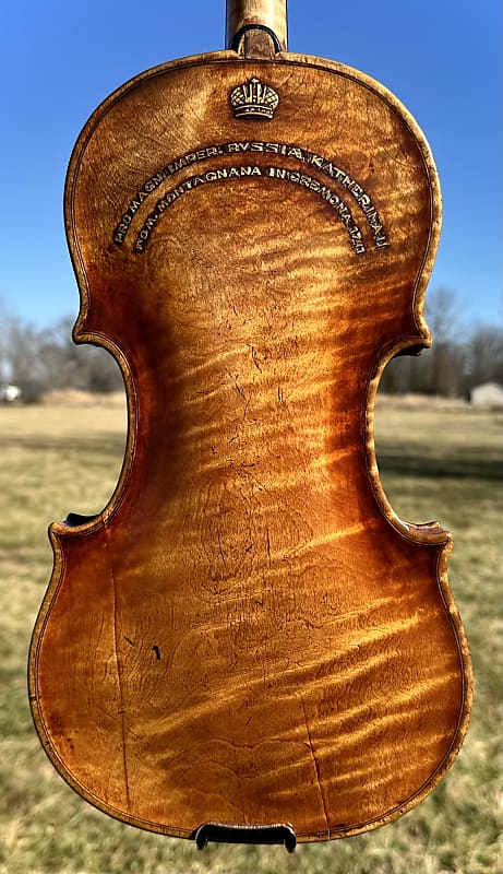 Old Grafted Montagnana Label Violin attributed to Nicholas | Reverb