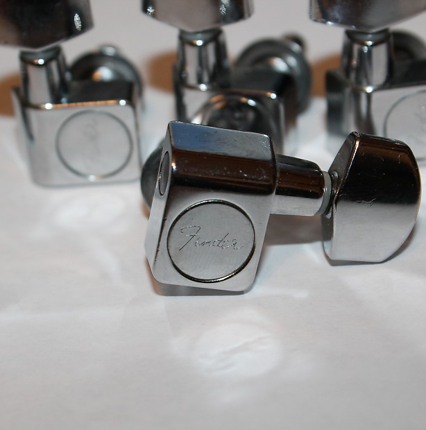 Fender Machine Heads Standard Series Tuners - Chrome set of | Reverb