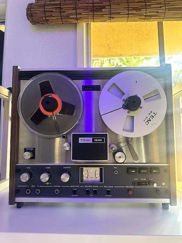 TEAC 1230 1"4 Reel to Reel Tape Machine | Reverb
