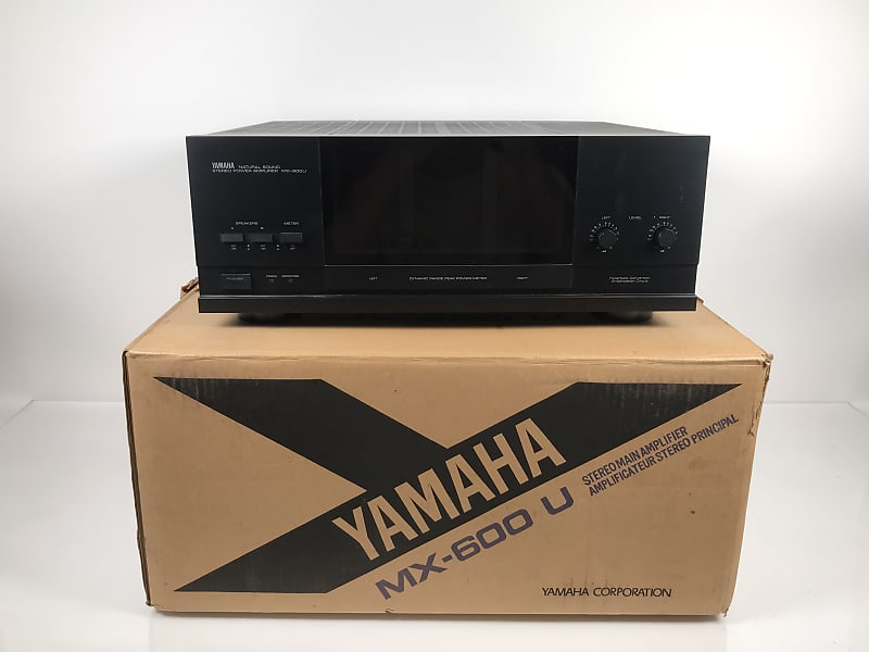 Yamaha MX-600U Natural Sound Stereo Power Amplifier I | Reverb