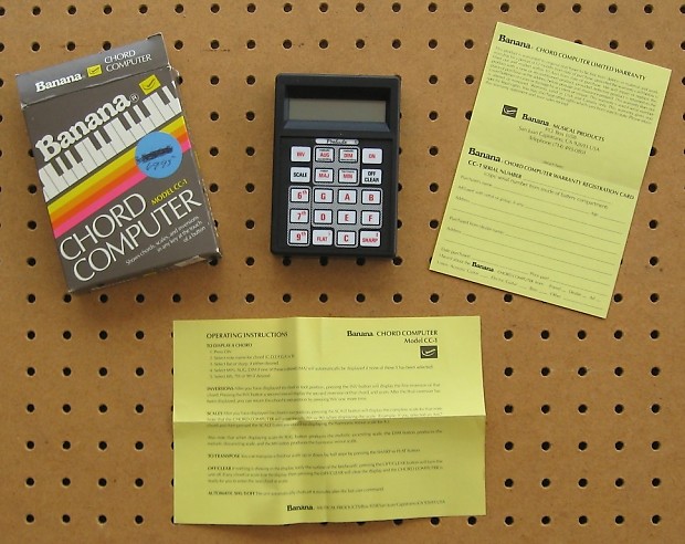 Banana CC-1 Chord Computer for Keyboard 70s (NOS) | Reverb