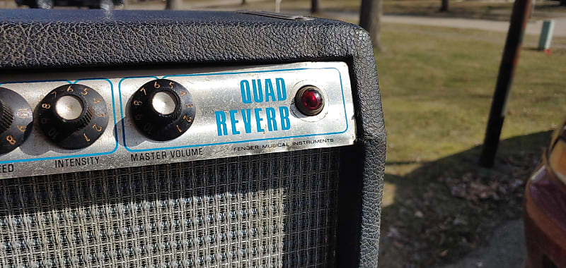 Fender Quad Reverb Head Serviced | Reverb