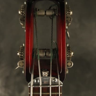 original 1960's AMPEG AEB-1 electric Horizontal "Scroll" Bass | Reverb