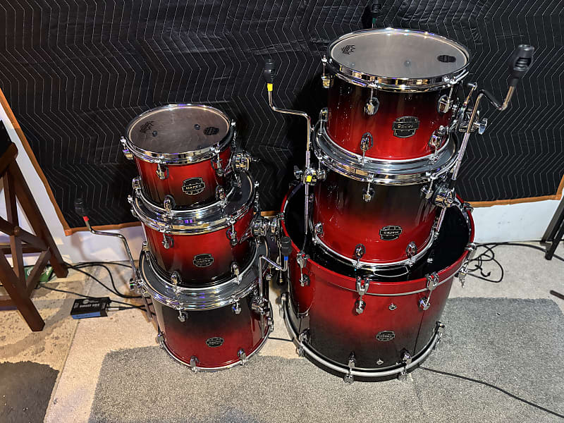 Mapex Saturn 2024 - Scarlet Fade w/ Bonus 13” Tom | Reverb