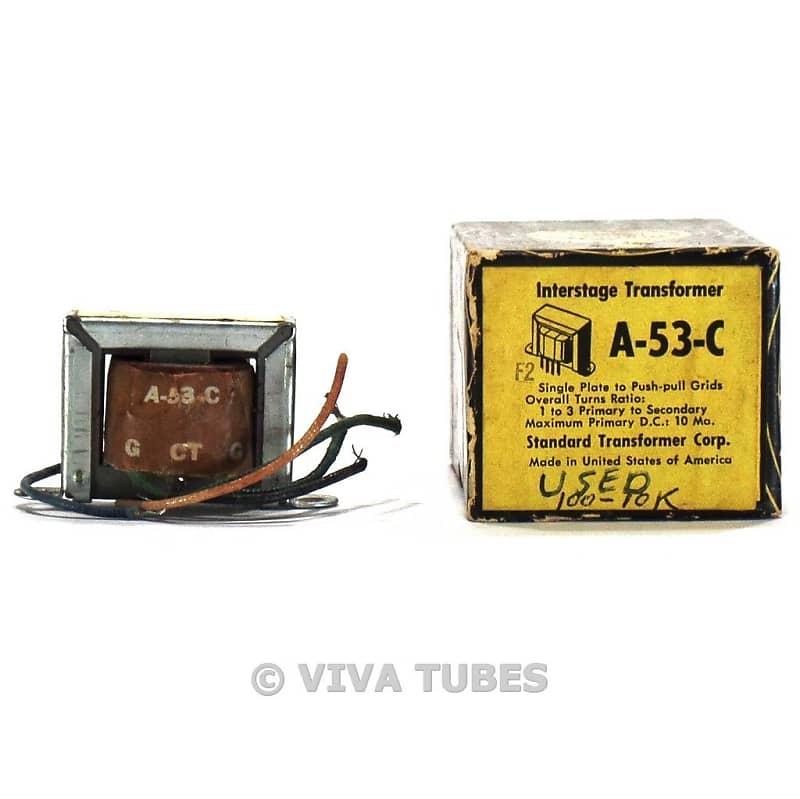 NOS NIB Stancor A-53-C Interstage Transformer 10 mA, | Reverb