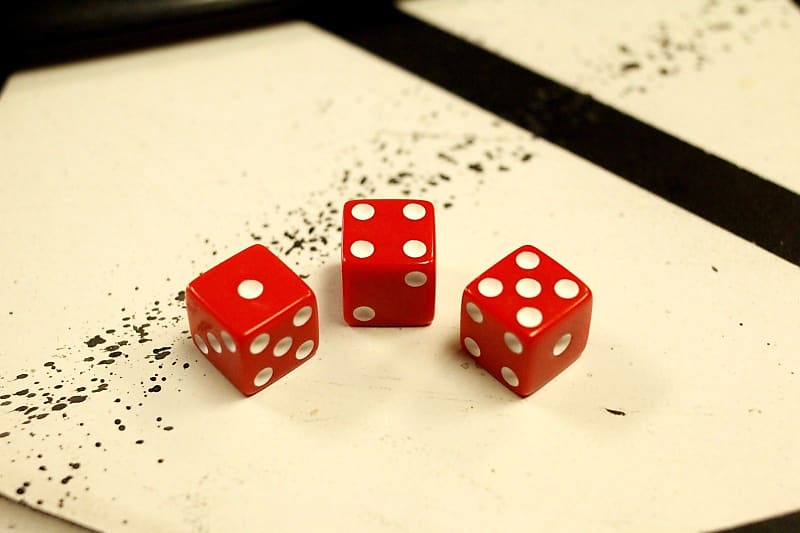 SGM 3 pc Red & White Dice Control Knobs, Fit Split Shaft | Reverb