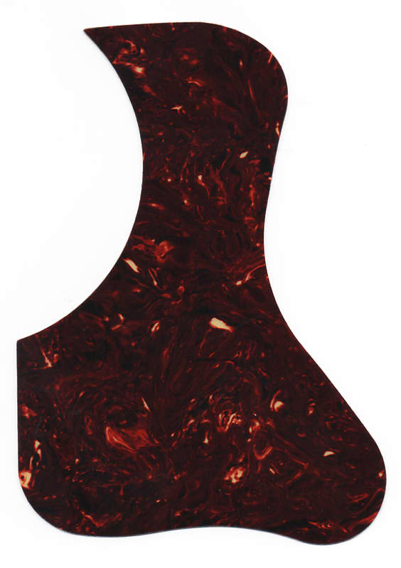 Fox Guitars Red Tortoise Shell Vintage Guitar Pickguard for | Reverb