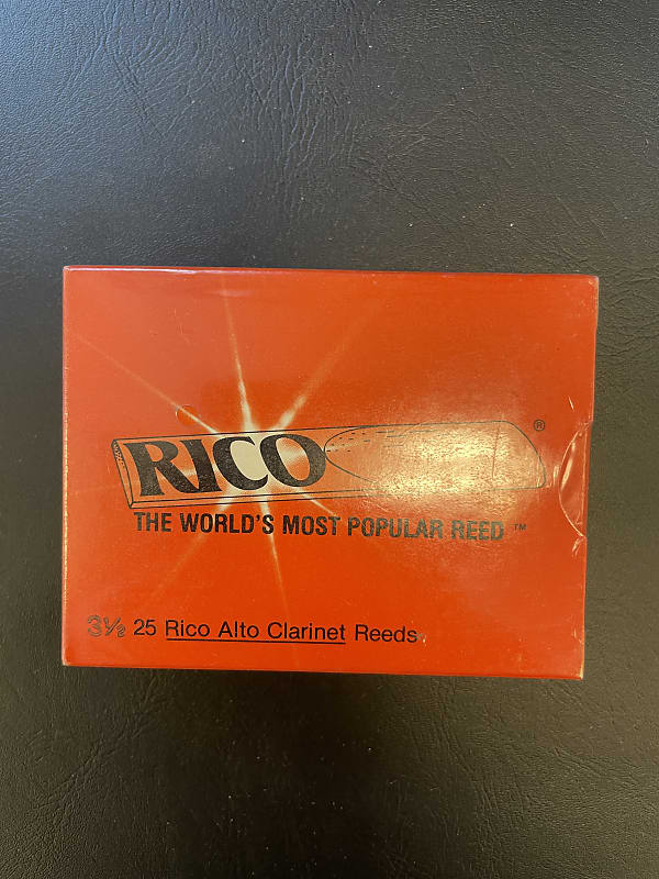 25 Pack Rico Alto Clarinet Reeds (strength-3.5) | Reverb