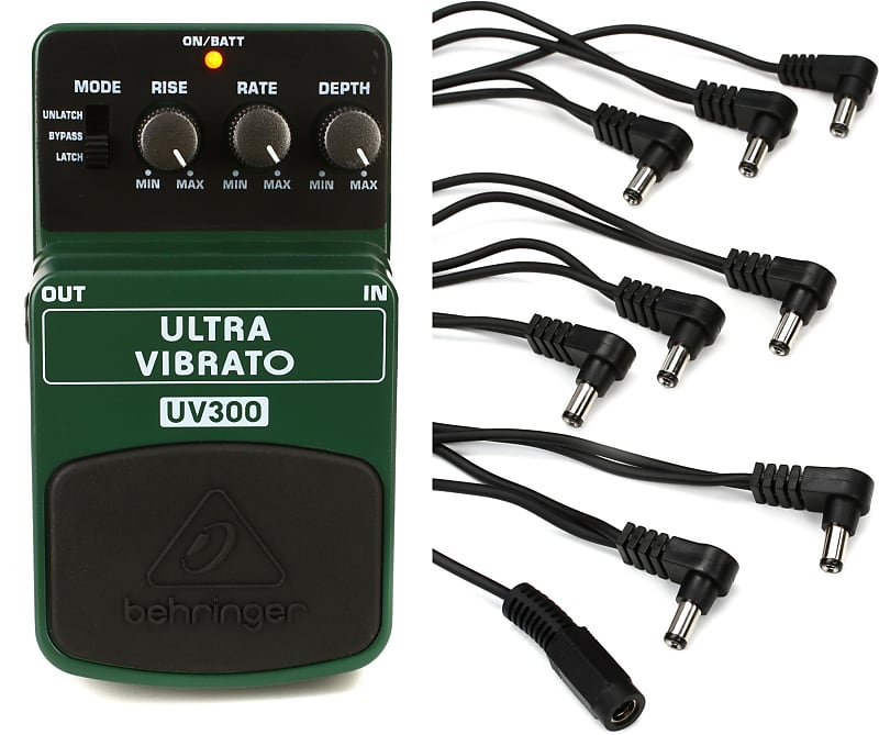 Behringer UV300 Ultra Vibrato Pedal Bundle with Truetone MC8 | Reverb