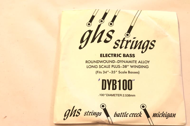 GHS DYB100 Long Scale .100 String | Reverb