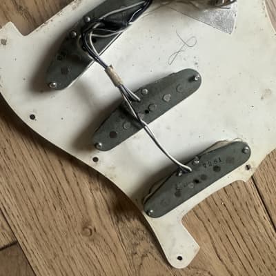 Fender Stratocaster loaded pickguard 1971 pickups pots covers | Reverb