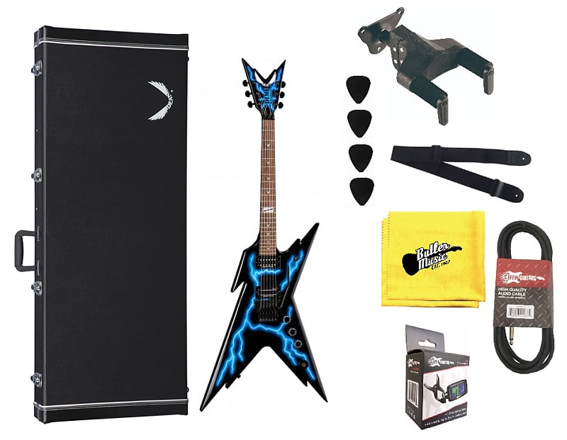 Dean Dimebag Razorback Lightning Electric Guitar w/Tuner, | Reverb