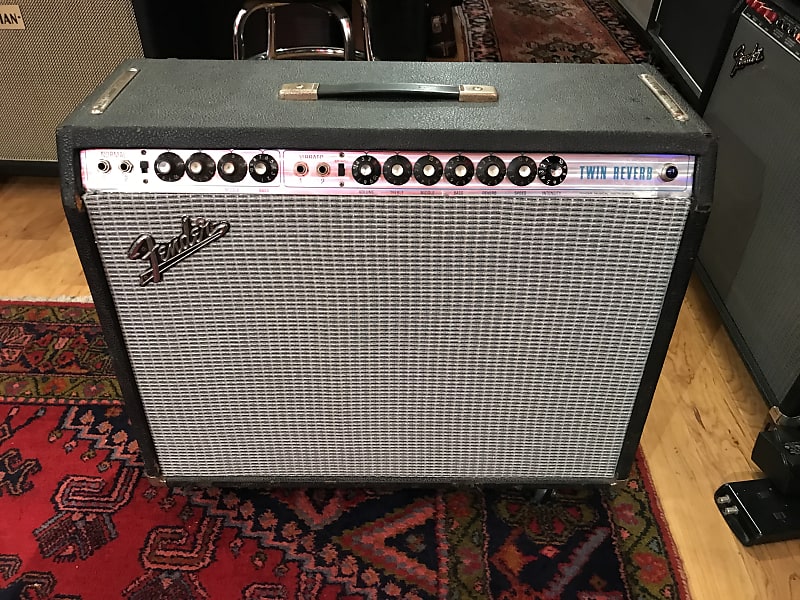 1973 Fender Twin Reverb Modified Silverface-50 Watts-Gain & | Reverb