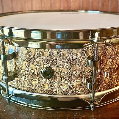 DrumPickers Custom 14x5” Snake Skin Snare | Reverb