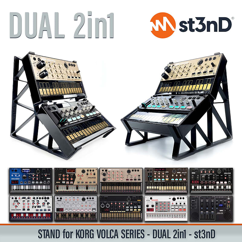 DUAL DOUBLE STAND for KORG VOLCA SERIES | Reverb