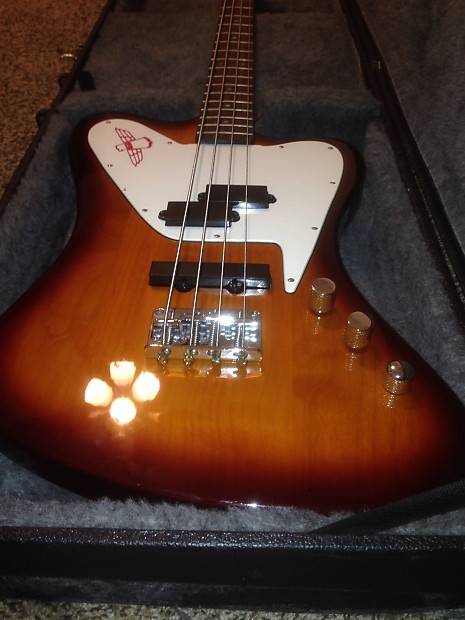 Epiphone Non Reverse Thunderbird 1994 Burst | Reverb