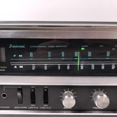 Vintage SANSUI 500A Tube Stereo Receiver | Reverb