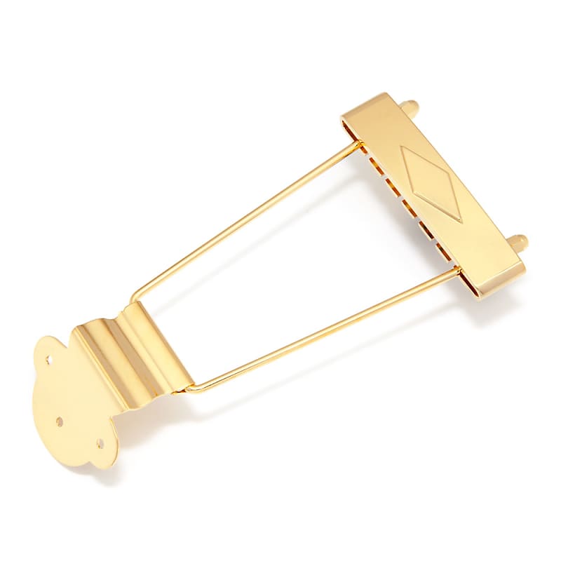 Hosco Gibson 335 Style Trapeze Archtop Tailpiece (Gold) | Reverb