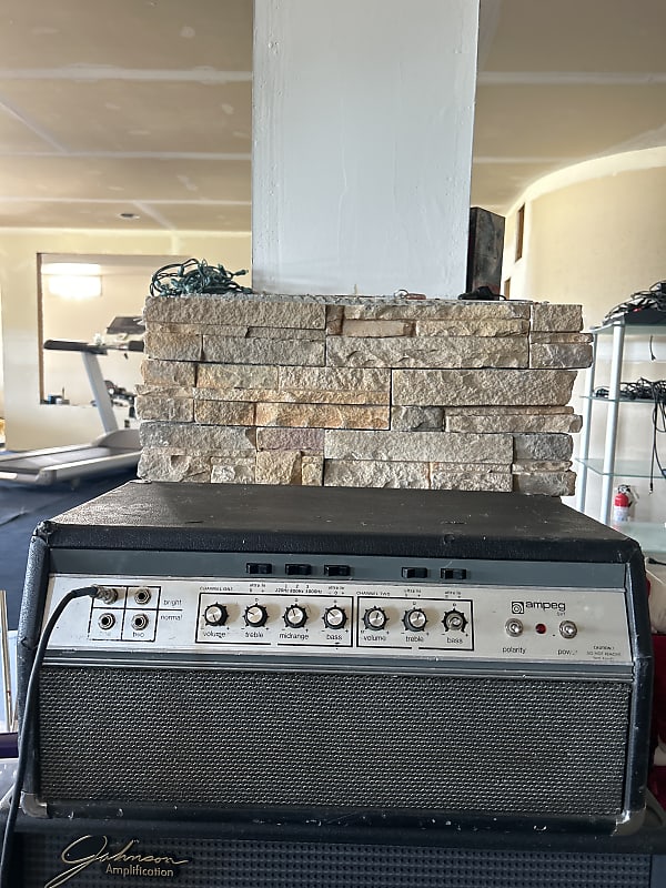 Ampeg SVT Tube Bass Amp SVT 1969-1971 - Silver and Black | Reverb