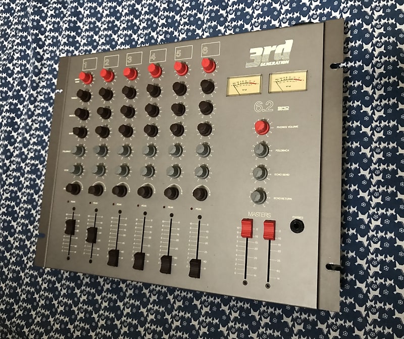 rare vintage made in the UK mixer 3rd Generation 6:2 1980s | Reverb UK