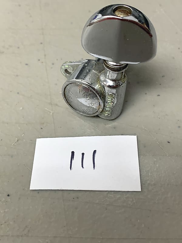 (1) Grover Rotomatic Bass Side Tuning Peg Pat. Pend. 1960's | Reverb