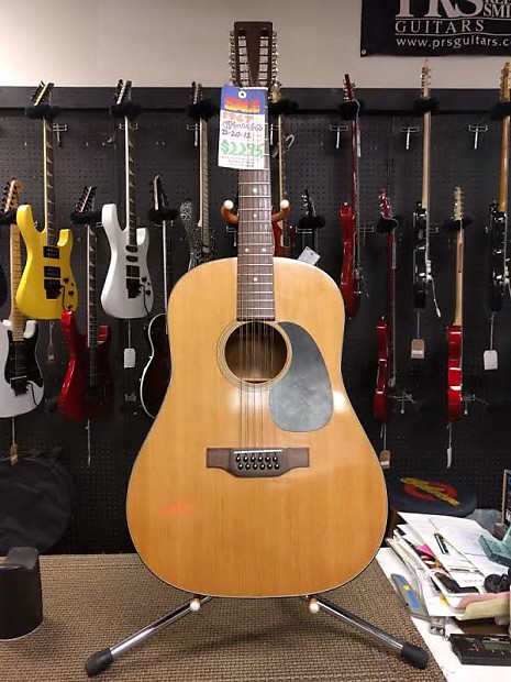 Martin D-20-12 / D2012 1965 Natural Vintage, OHSC and Tags | Reverb