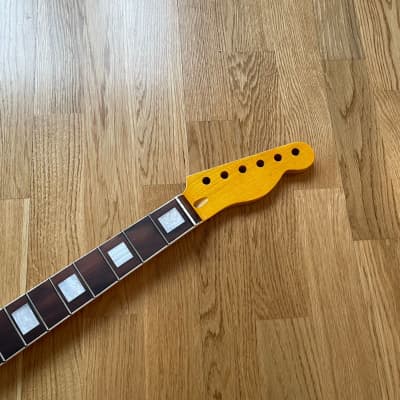 Telecaster Rosewood B-Stock 21-Fret Block Inlay Guitar Neck | Reverb