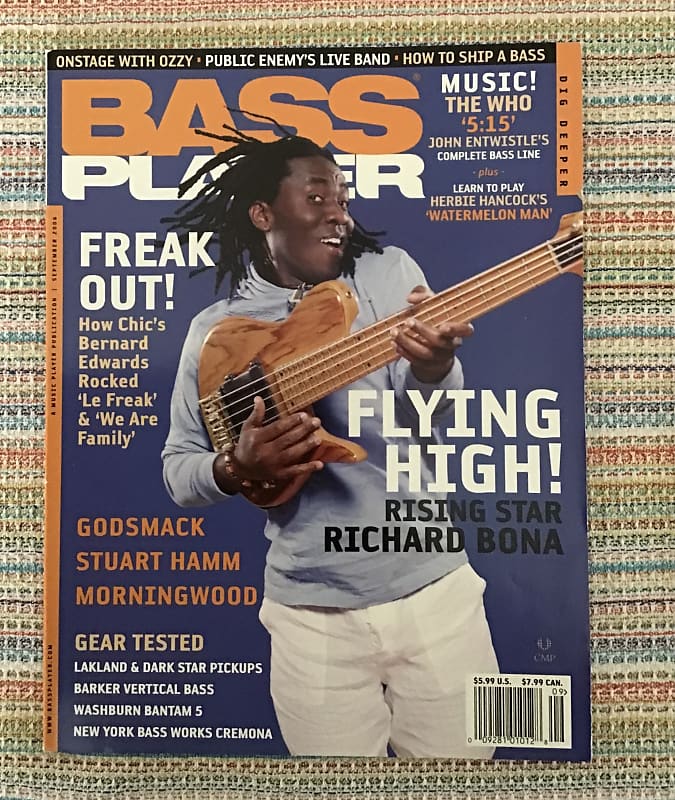 Bass Player Magazine Back Issue September 2006: Richard Bona | Reverb