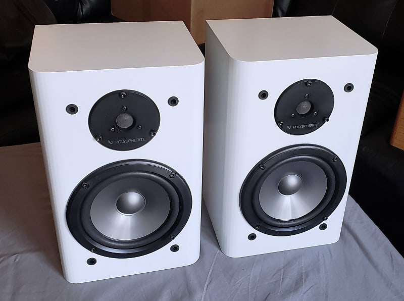 Infinity RS 2001 Bookshelf Speakers - Custom White | Reverb