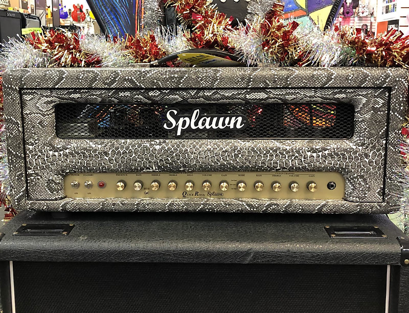 Splawn Quick Rod 100watt EL34 Tube Head - White Snakeskin | Reverb