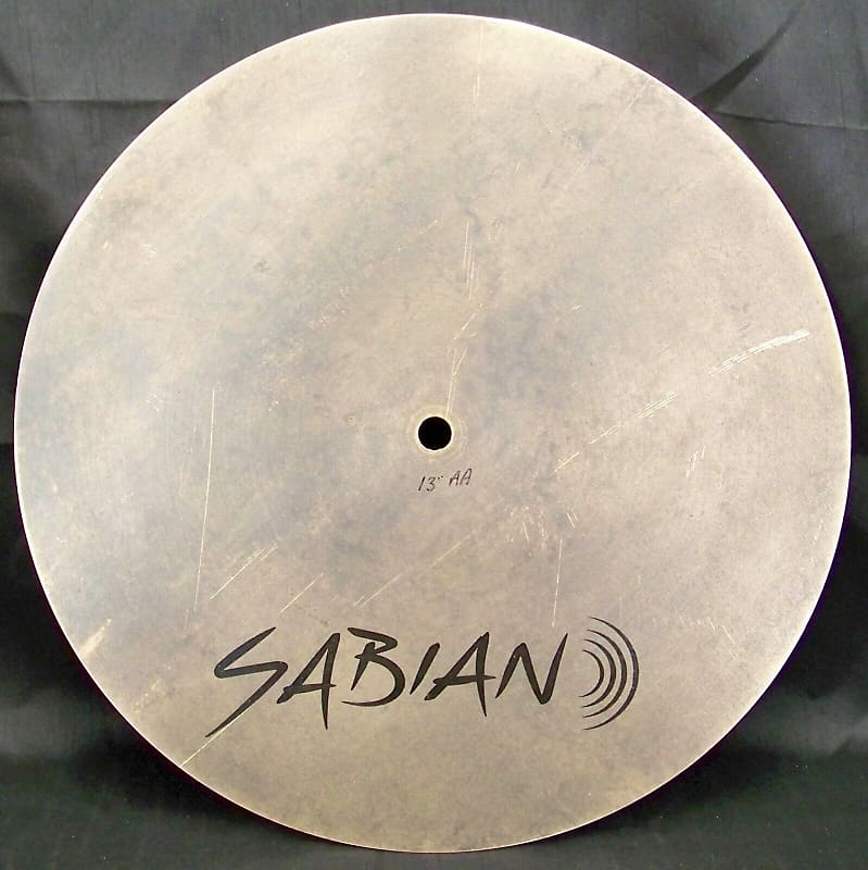 Sabian Prototype AA 13" Cymbal Disc Effect Cymbal/Brand | Reverb