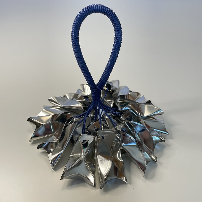 Upcycled Percussion - Folded Metal Hand Rattle / Shaker - | Reverb