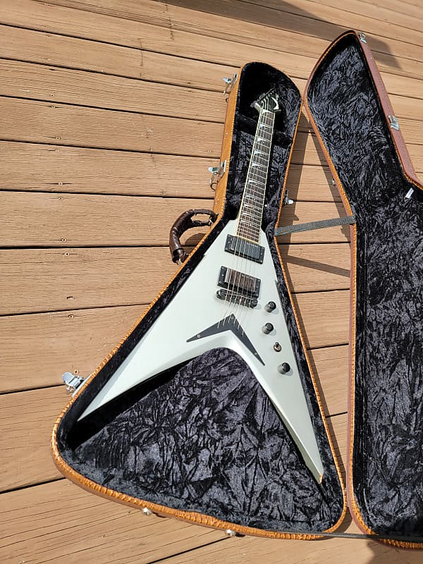 Dean Vmnt Silver Mustaine V Guitar | Reverb