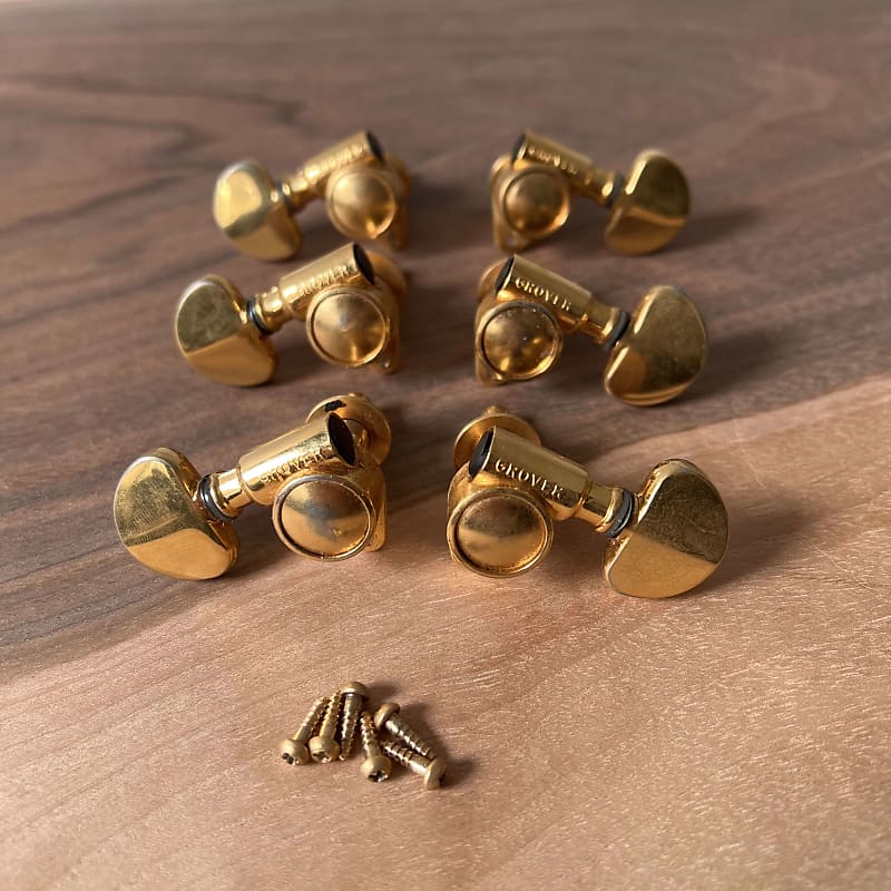 Grover USA Rotomatic Guitar Tuners Tuning Machine Set Vintage | Reverb