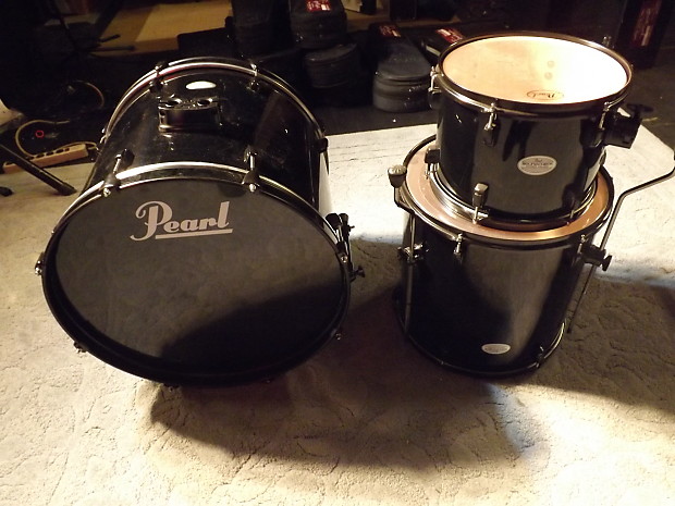 Pearl soundcheck 3Pc shell pack in Black Display model with | Reverb