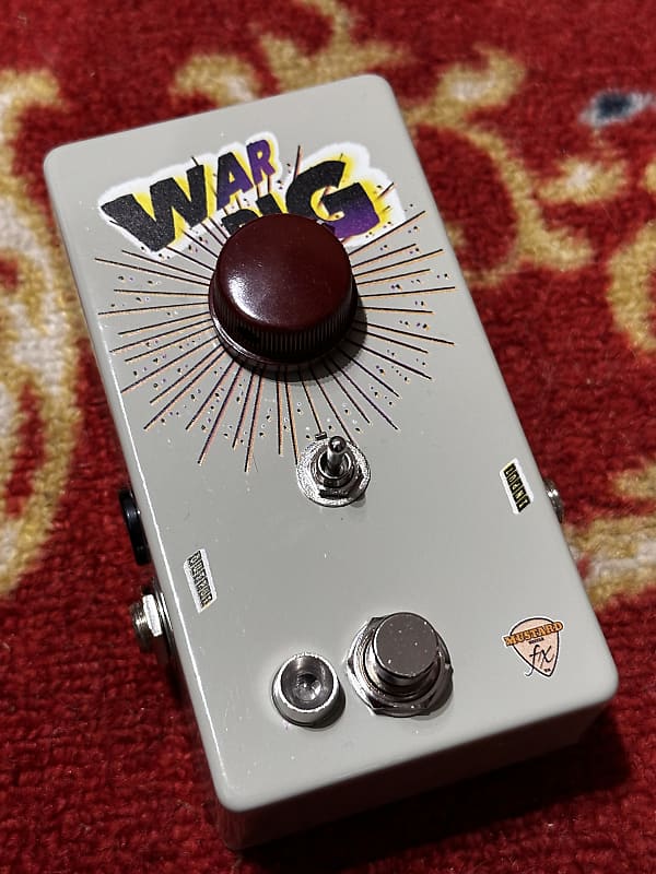 Mustard effects War pig 1960s components - Uv printed | Reverb