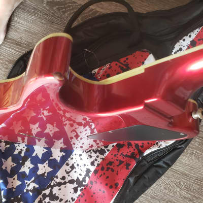 Fender Santa Rosa - Candy Apple red with new gig bag rare MIJ | Reverb