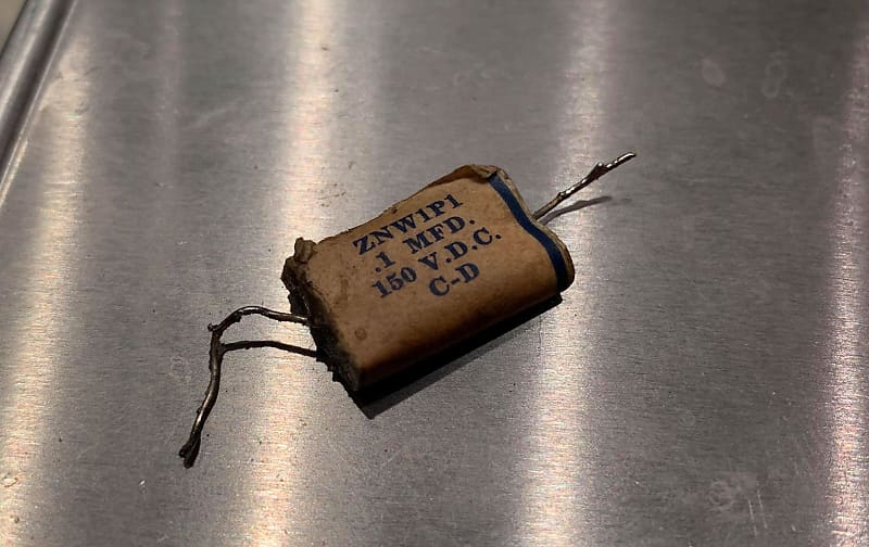 Fender Telecaster Capacitor - From 1958 Telecaster 1950's | Reverb