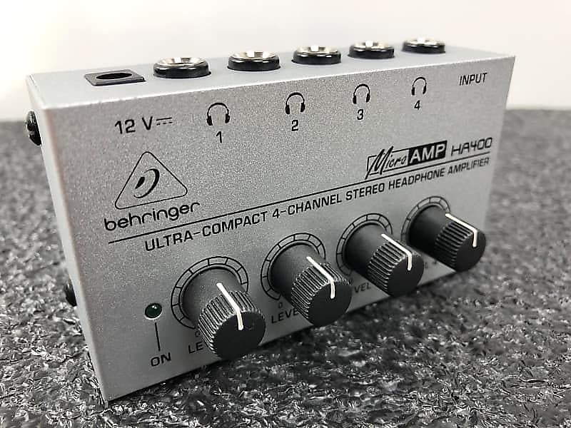 Behringer MicroAMP HA400 4-Channel Headphone Amplifier 2010s | Reverb