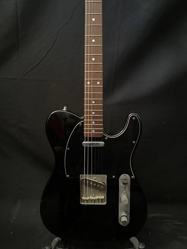 1980s Fender Telecaster – Made in Japan – Black – Rosewood | Reverb