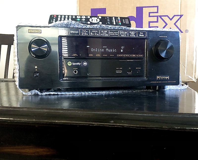 Denon IN-Command Series AVR-X3100W 7.2 Ch 4K UHD A/V Receiver | Reverb