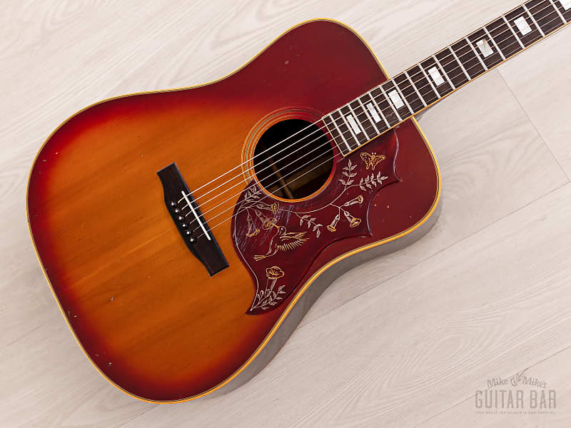 1976 Gibson Hummingbird Custom Vintage Dreadnought | Reverb UK