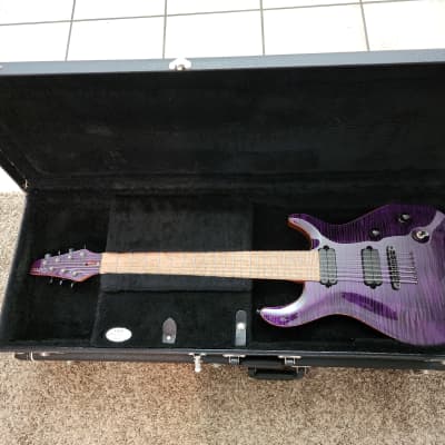 Kiesel | Carvin CT7 - Trans Purple Flame Maple | Reverb
